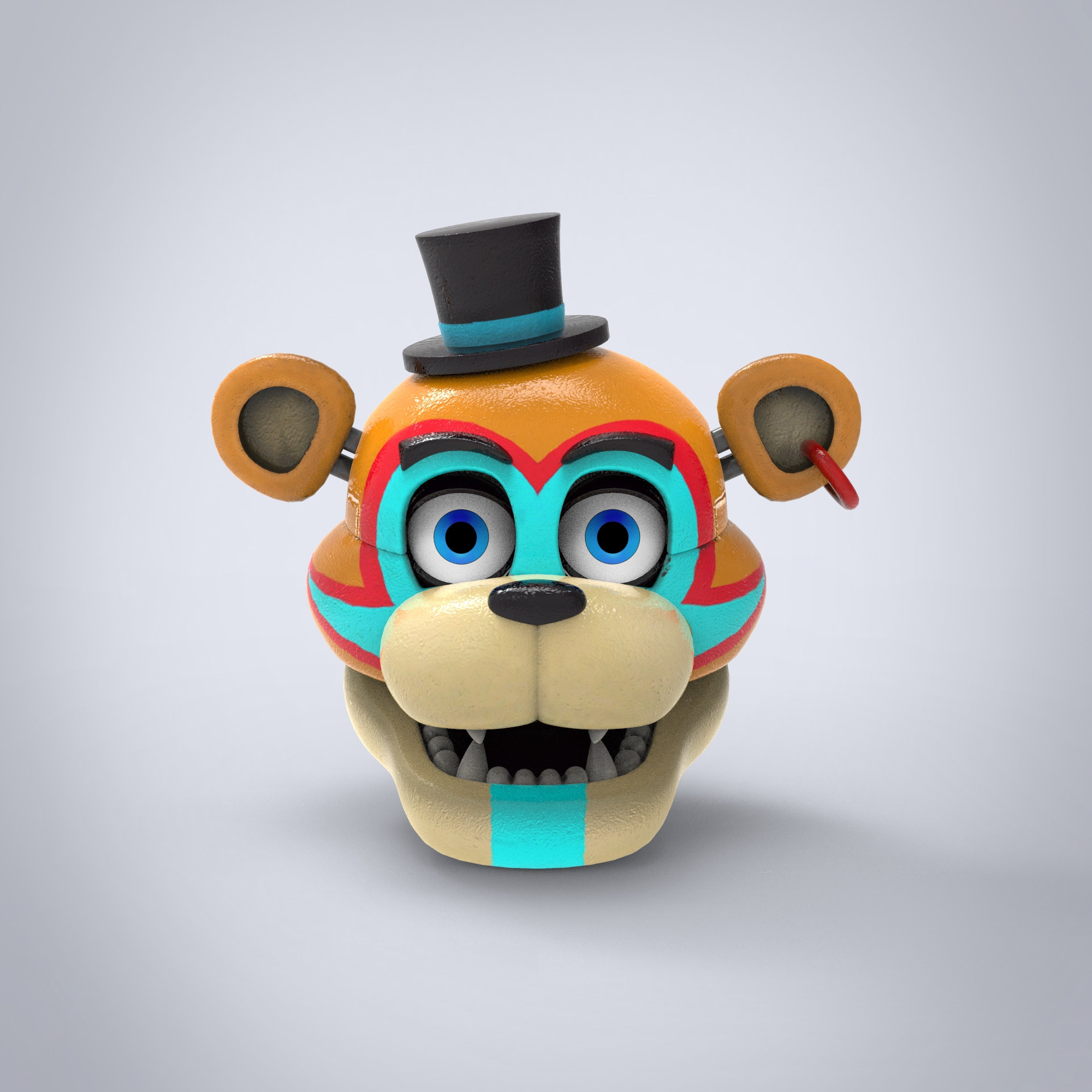 Freddy Furry Full Wearable Head Template for EVA Foam (PDO/PDF) - Etsy