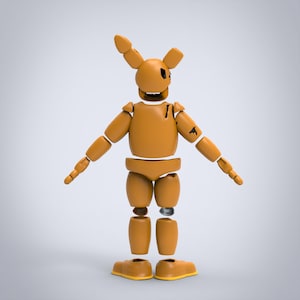 Spring Bonnie Withered Movie Version Full Wearable Body Parts With Head ...