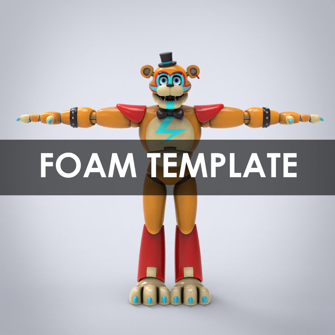 Freddy Furry Full Wearable Body Parts With Head Template for EVA Foam ...