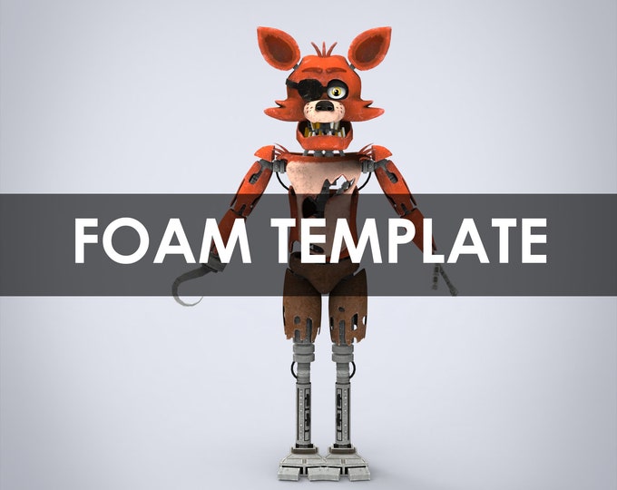 Five Nights at Freddy's Costume 3D PRINTED Custom Fnaf Cosplay Foxy ...