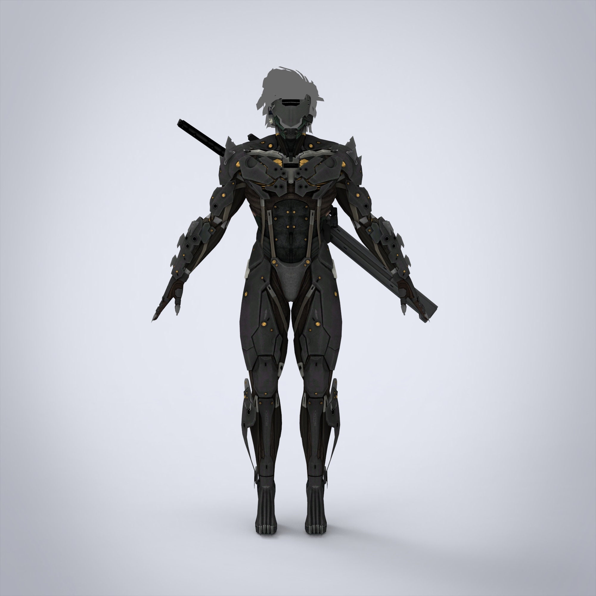 Raiden Metal Gear Full Wearable Armor With Helmet and Sword - Etsy