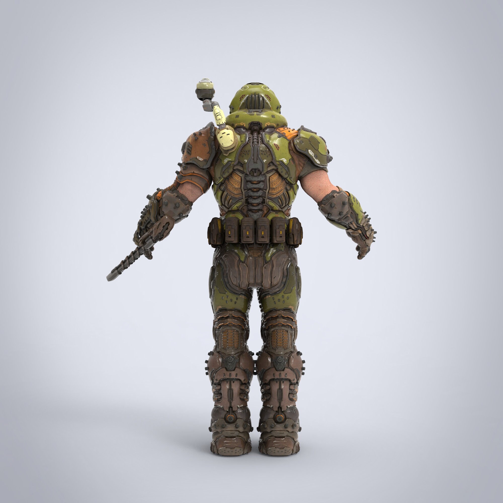 Doomslayer Eternal Full Wearable Armor With Helmet Template - Etsy Canada