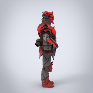 Bloodhound Intimidator Full Wearable Armor With Helmet Template for EVA ...