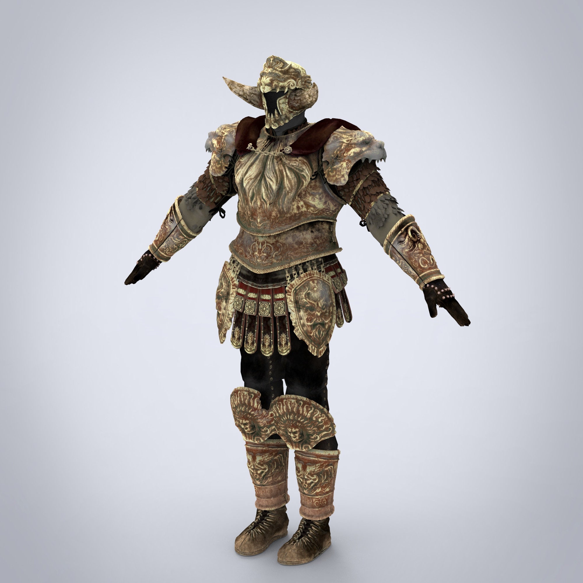 Radan Full Wearable Armor With Helmet Template for EVA Foam (PDO/PDF ...