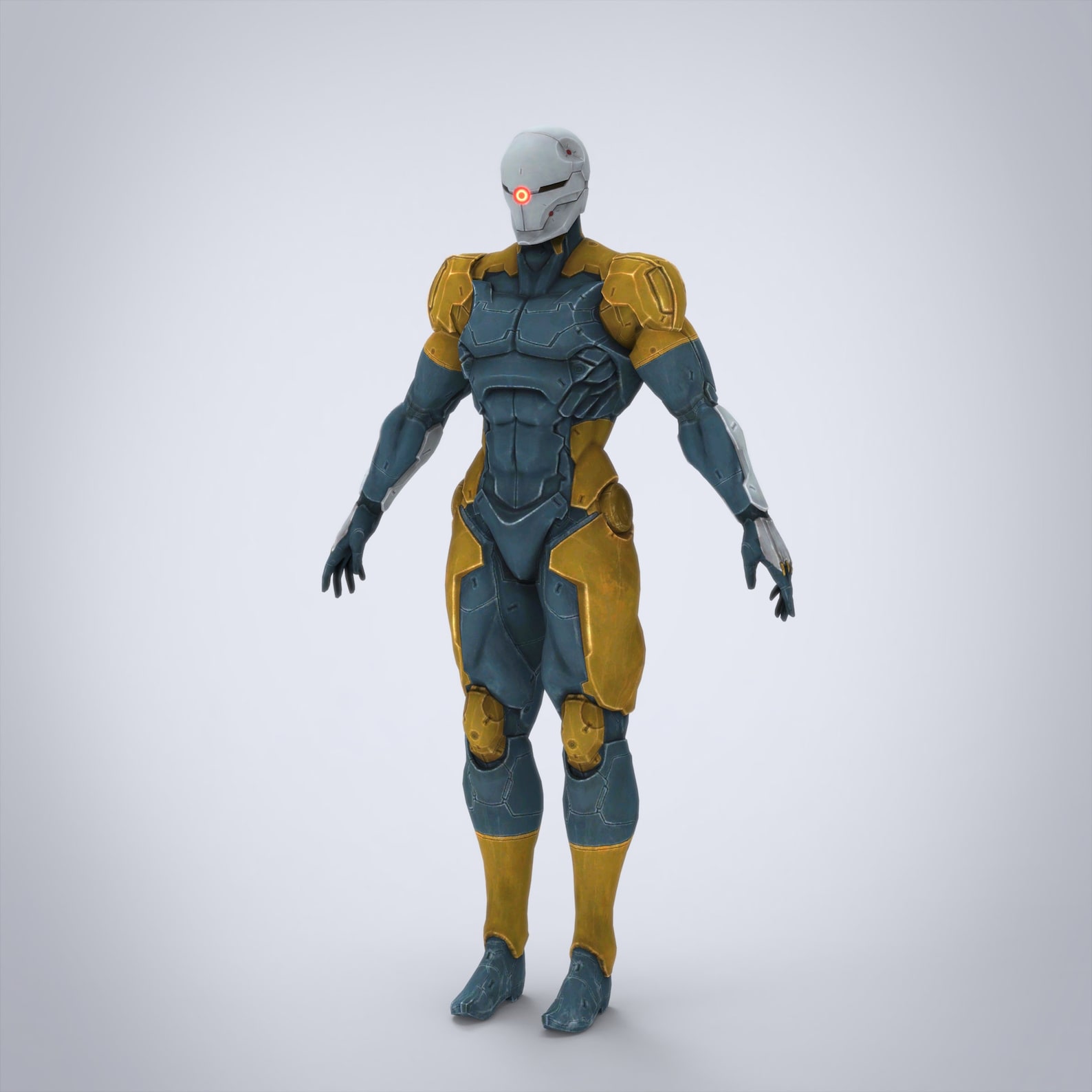 Grey Fox Metal Gear Full Wearable Armor With Helmet Template - Etsy