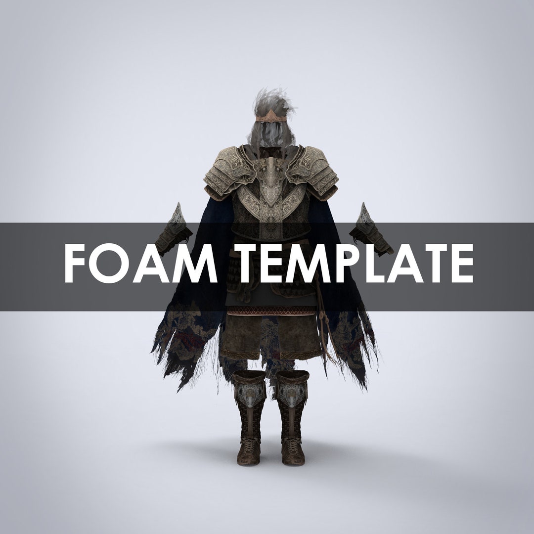 Eld Lord Full Wearable Armor With Tiara Template for EVA Foam (PDO/PDF ...