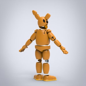 Spring Bonnie Withered Movie Version Full Wearable Body Parts With Head ...