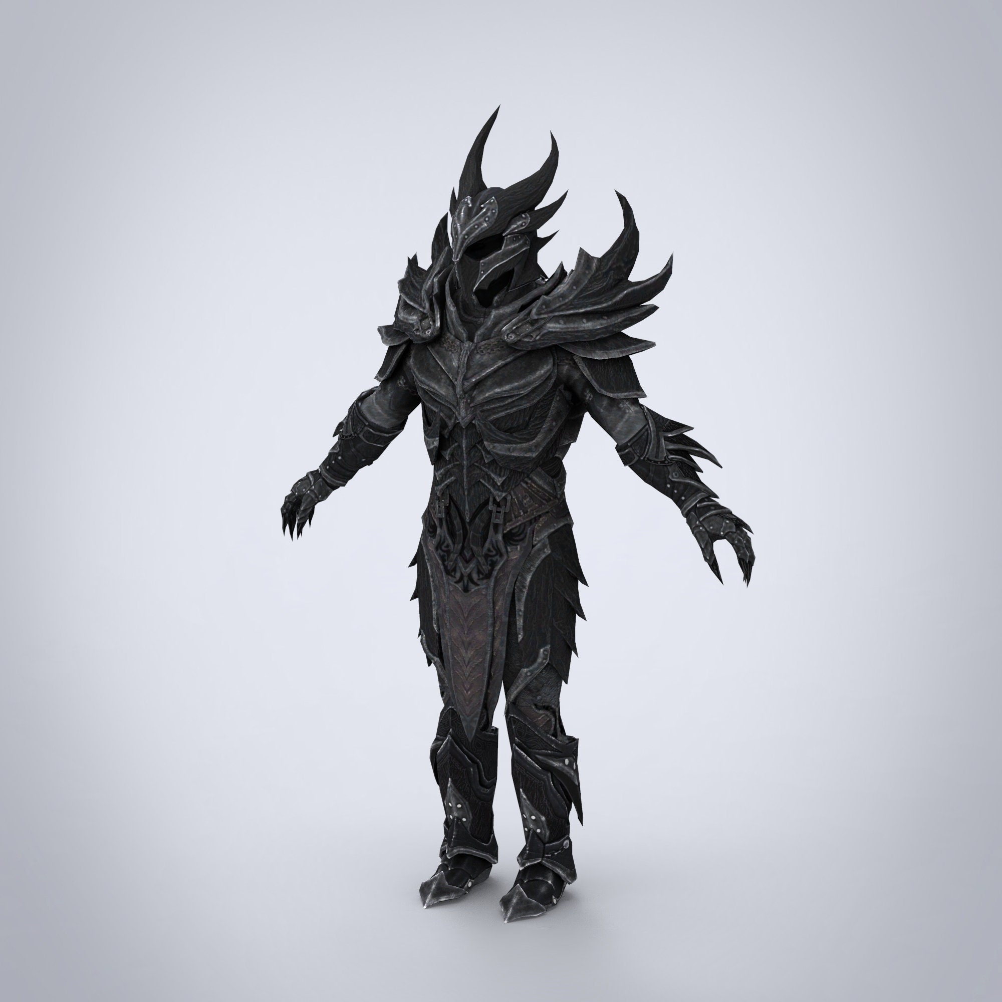 Daedric Skyrm Wearable Armor With Helmet Template for EVA Foam - Etsy ...