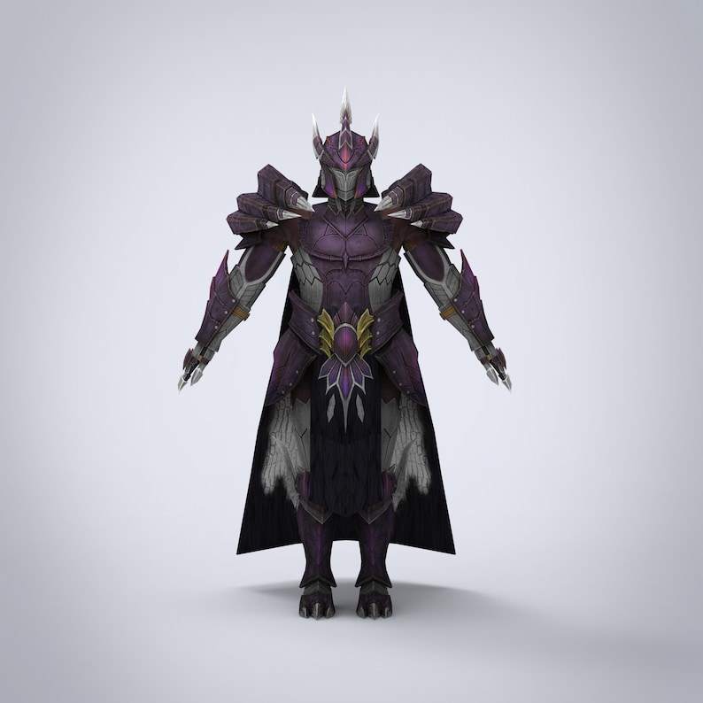 Gore Magala Monster Hunt Full Wearable Armor With Helmet Template for ...