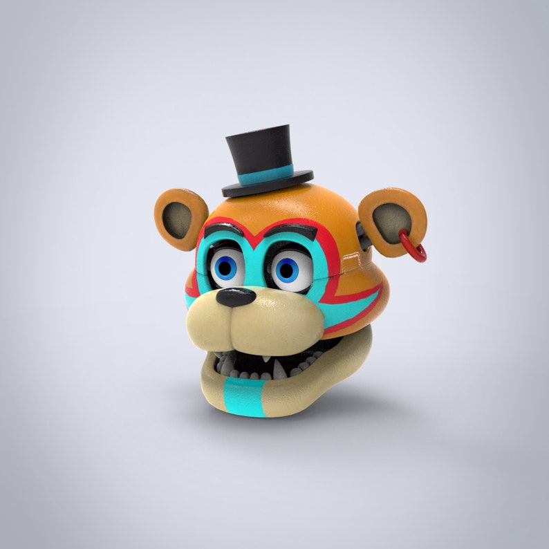 Freddy Furry Full Wearable Head Template for EVA Foam (PDO/PDF) - Etsy