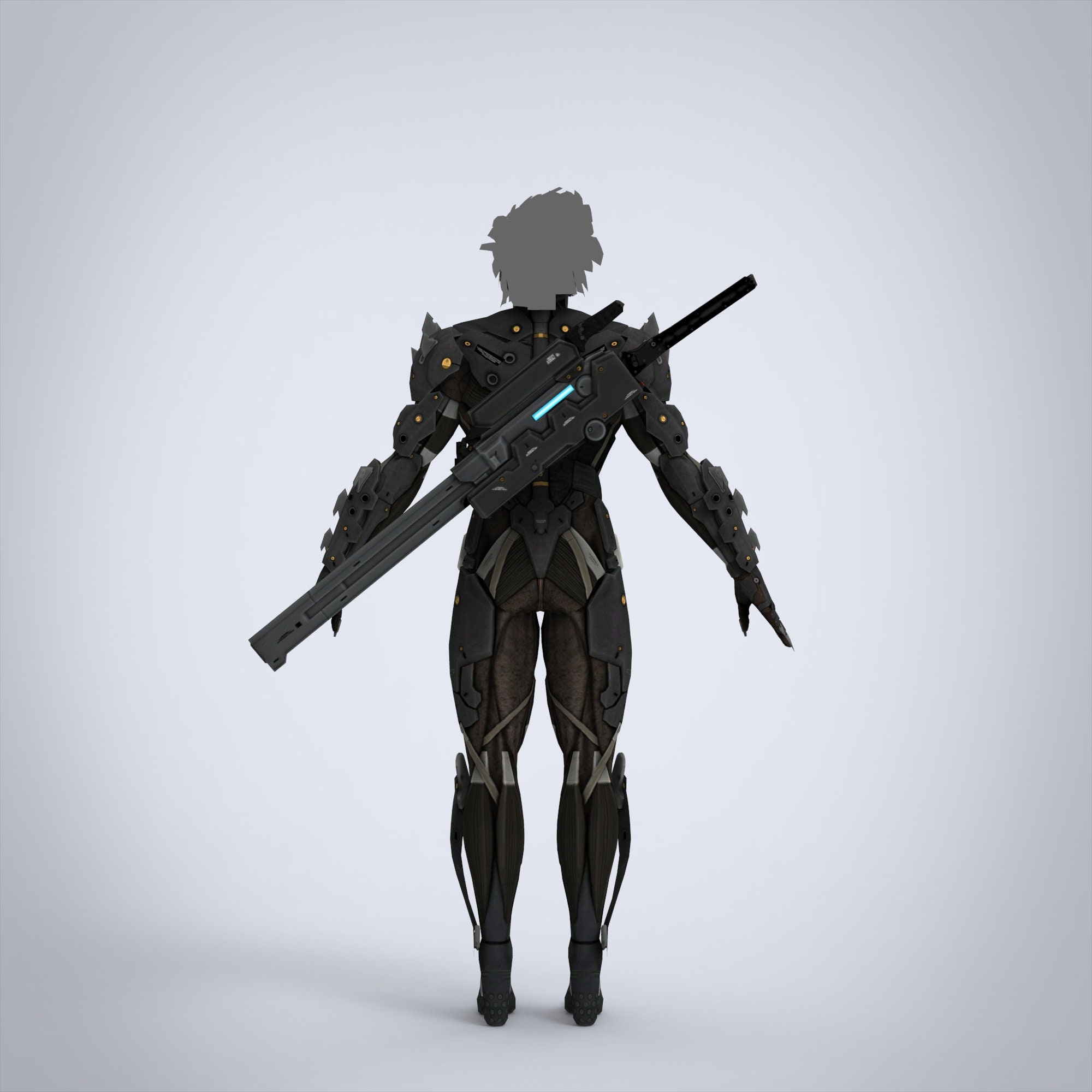 Raiden Metal Gear Full Wearable Armor With Helmet and Sword - Etsy