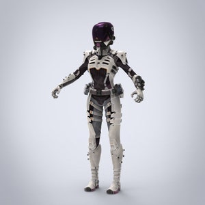 Wraith Voidwalker Full Wearable Armor With Helmet Template for EVA Foam ...