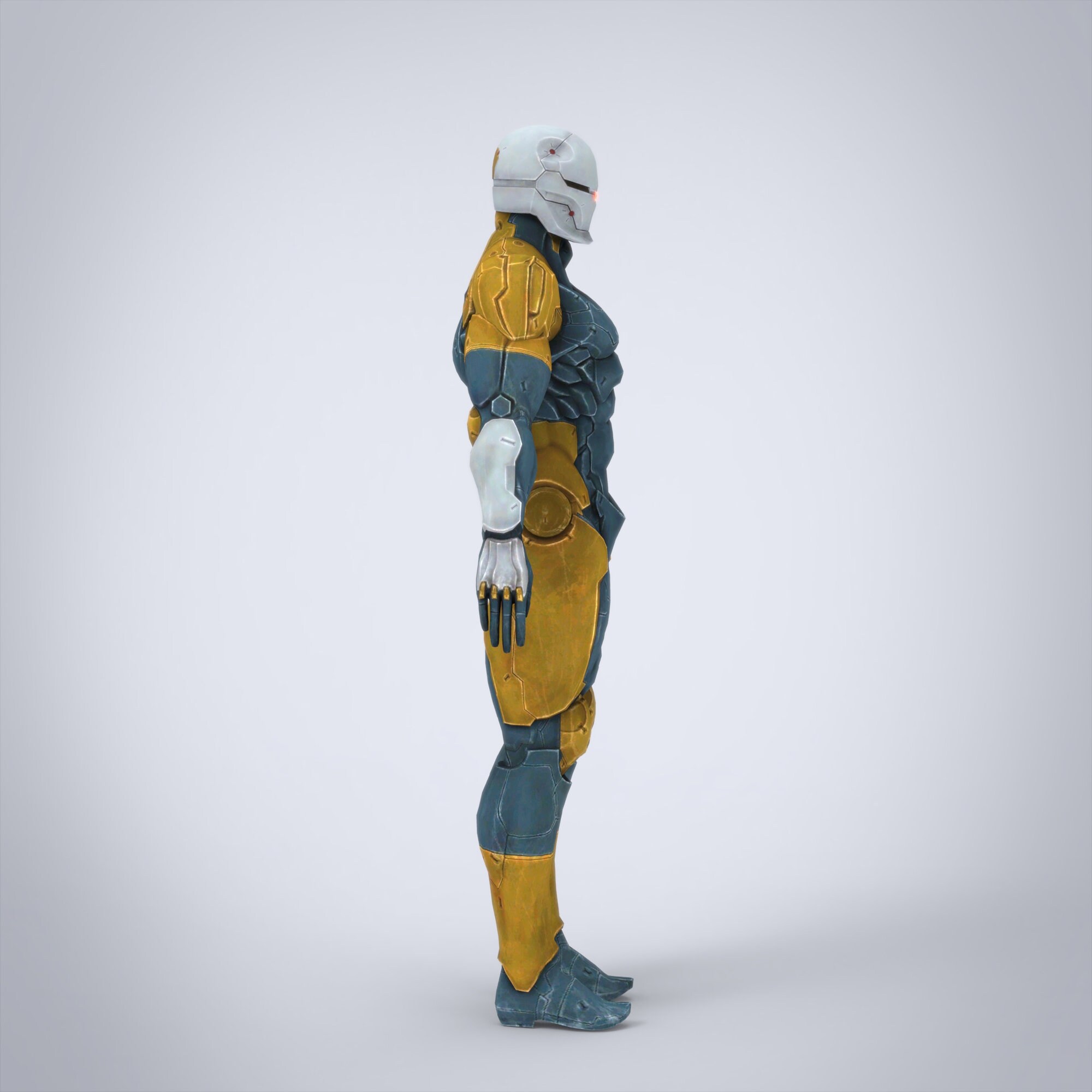 Grey Fox Metal Gear Full Wearable Armor With Helmet Template - Etsy