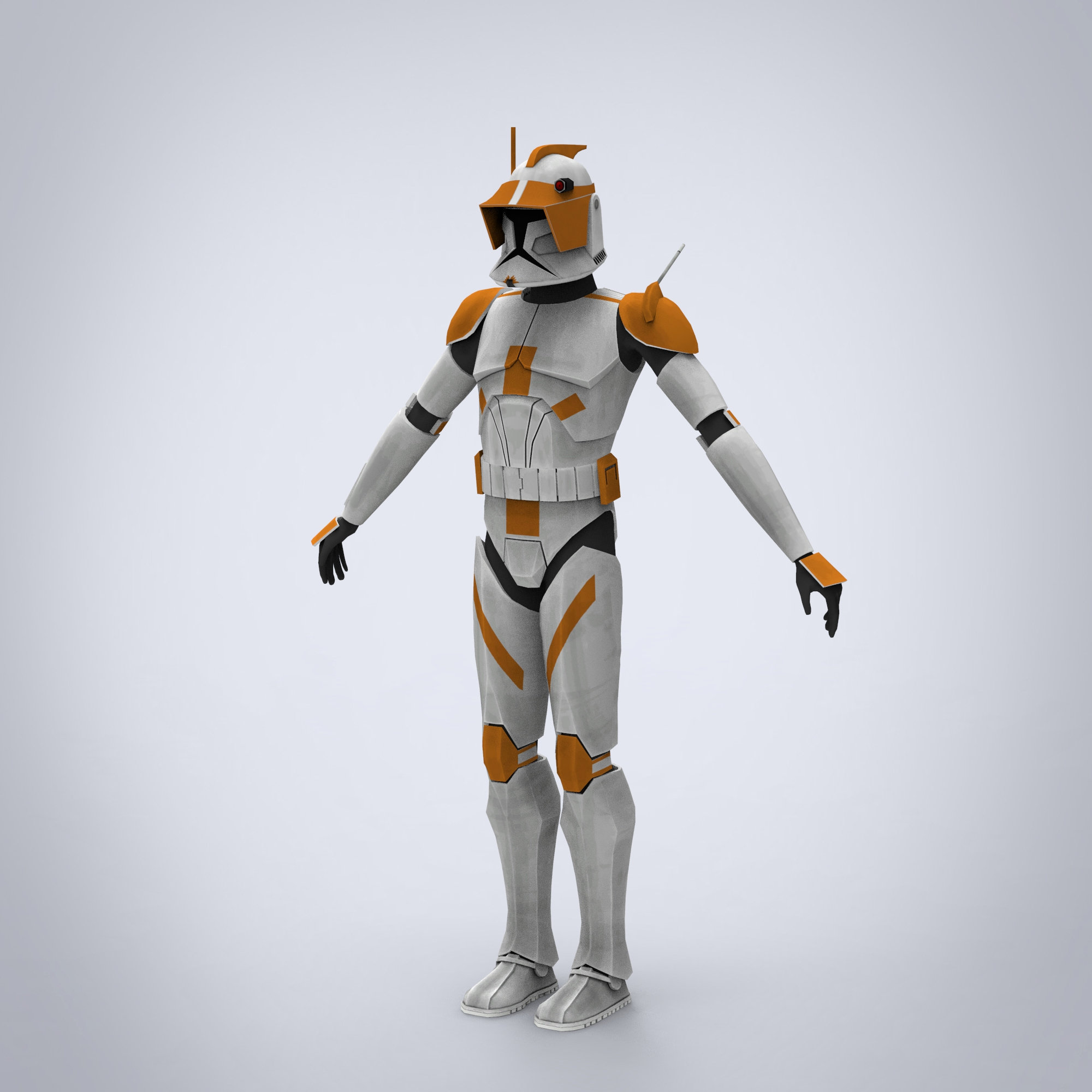 Commander Cody Phase 1 Full Wearable Armor With Helmet Template for EVA ...