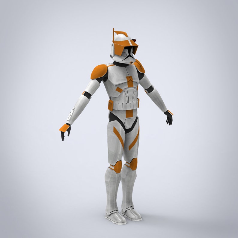 Commander Cody Phase 1 Full Wearable Armor With Helmet Template for EVA ...