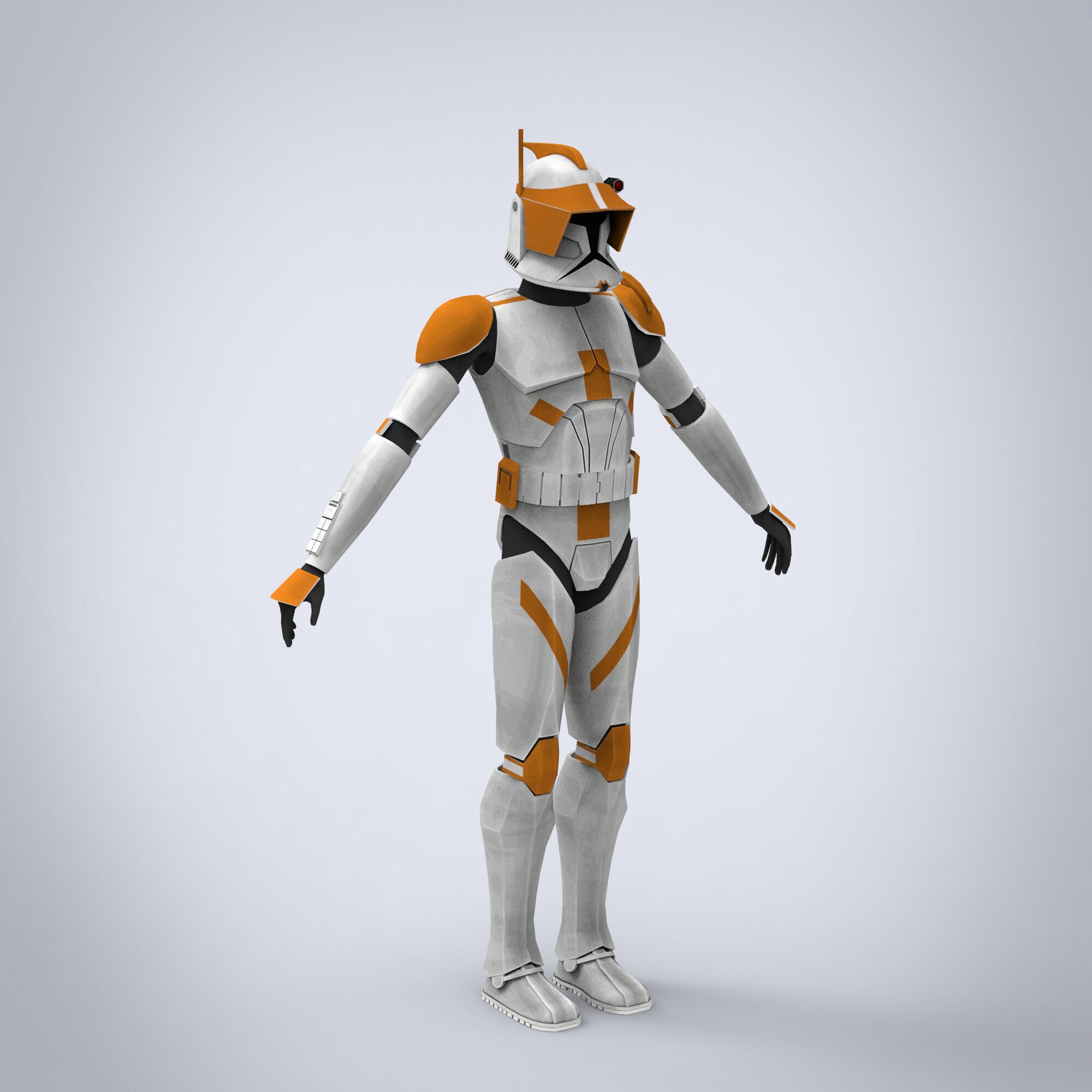 Commander Cody Phase 1 Full Wearable Armor With Helmet Template for EVA ...
