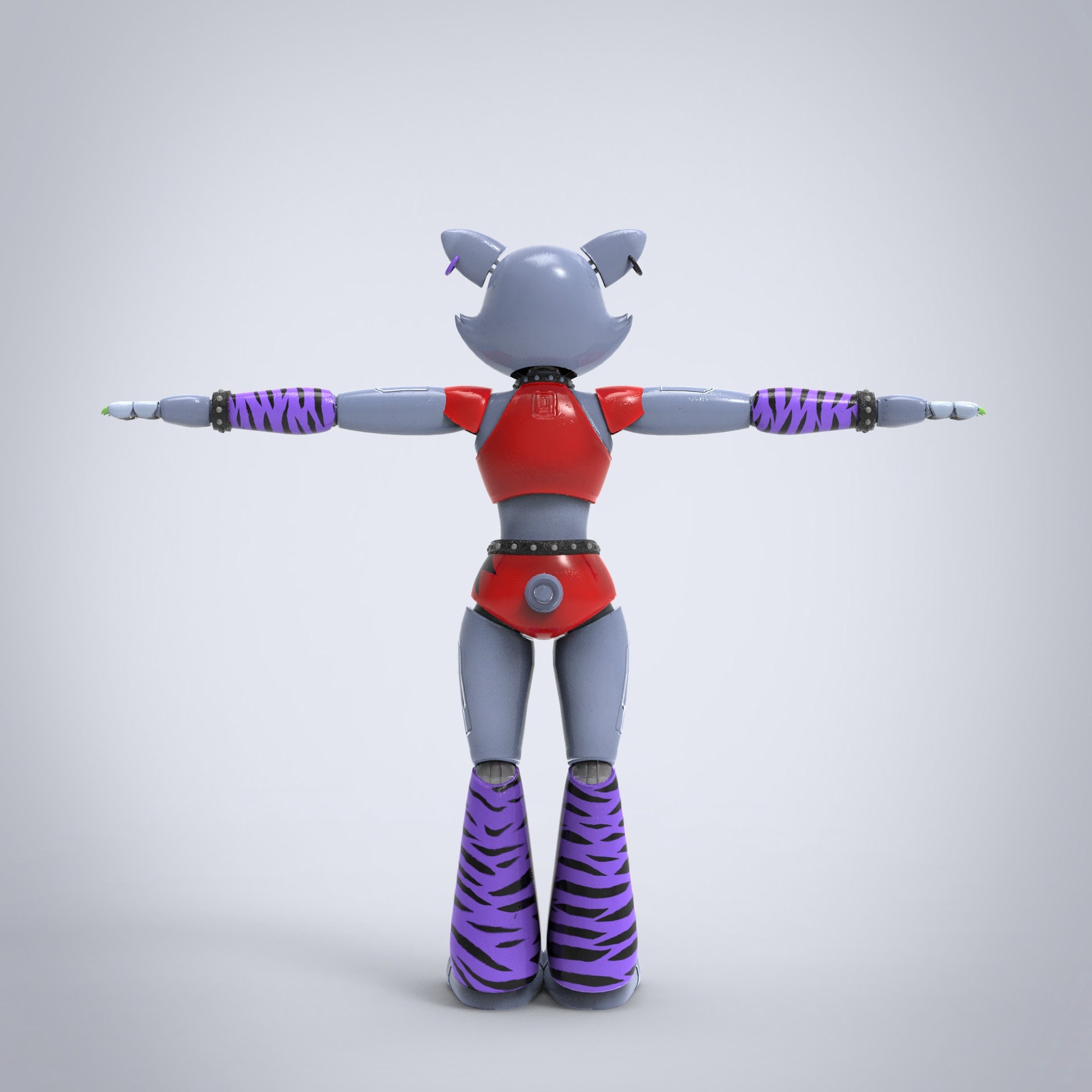 Roxy Furry Full Wearable Body Parts With Head Template for EVA Foam ...