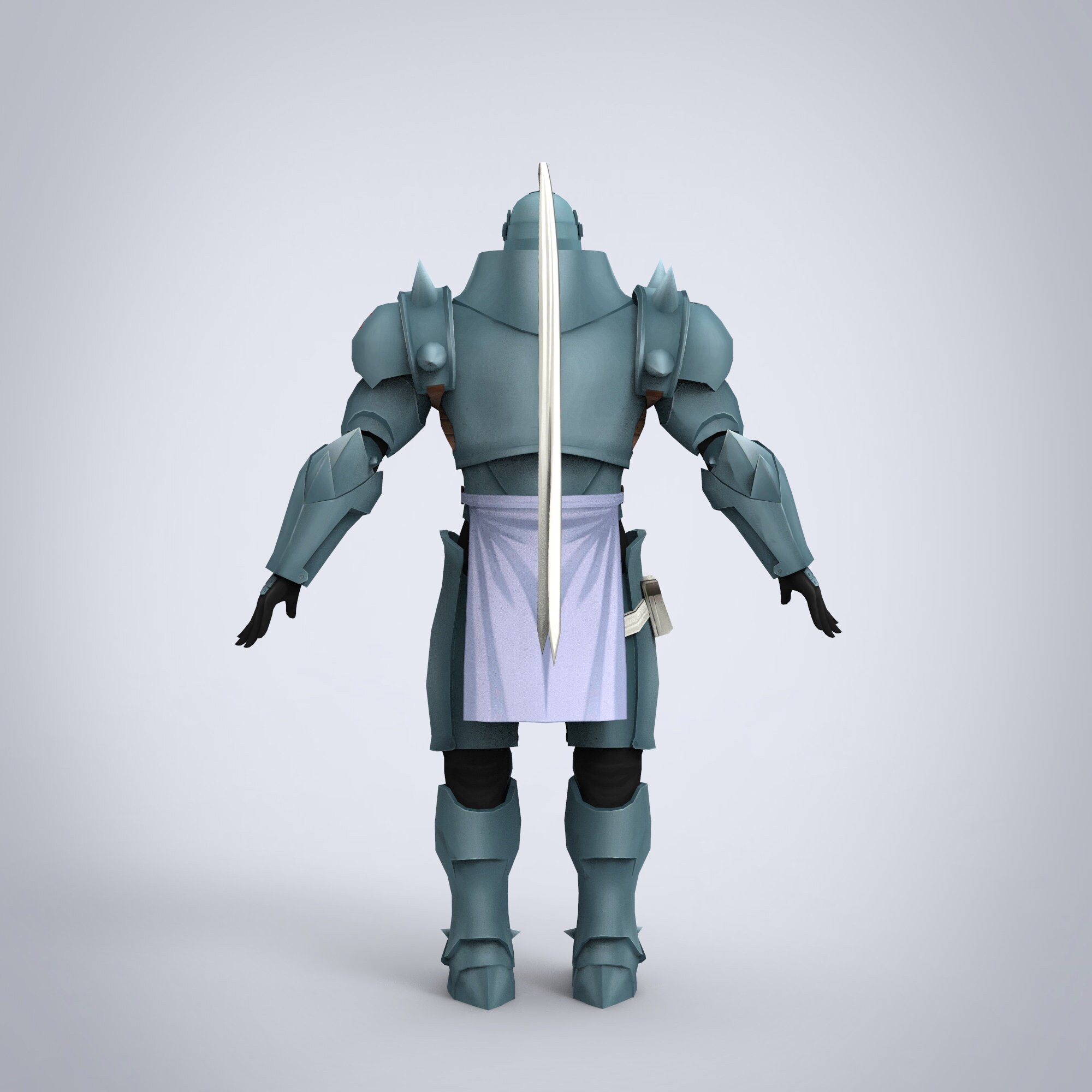 Alphonce Elric Fullmetal Full Wearable Armor With Helmet - Etsy