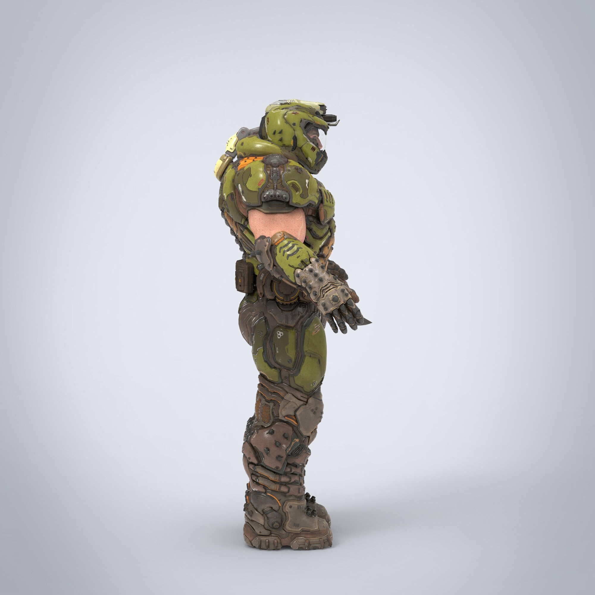 Doomslayer Eternal Full Wearable Armor With Helmet Template - Etsy Canada