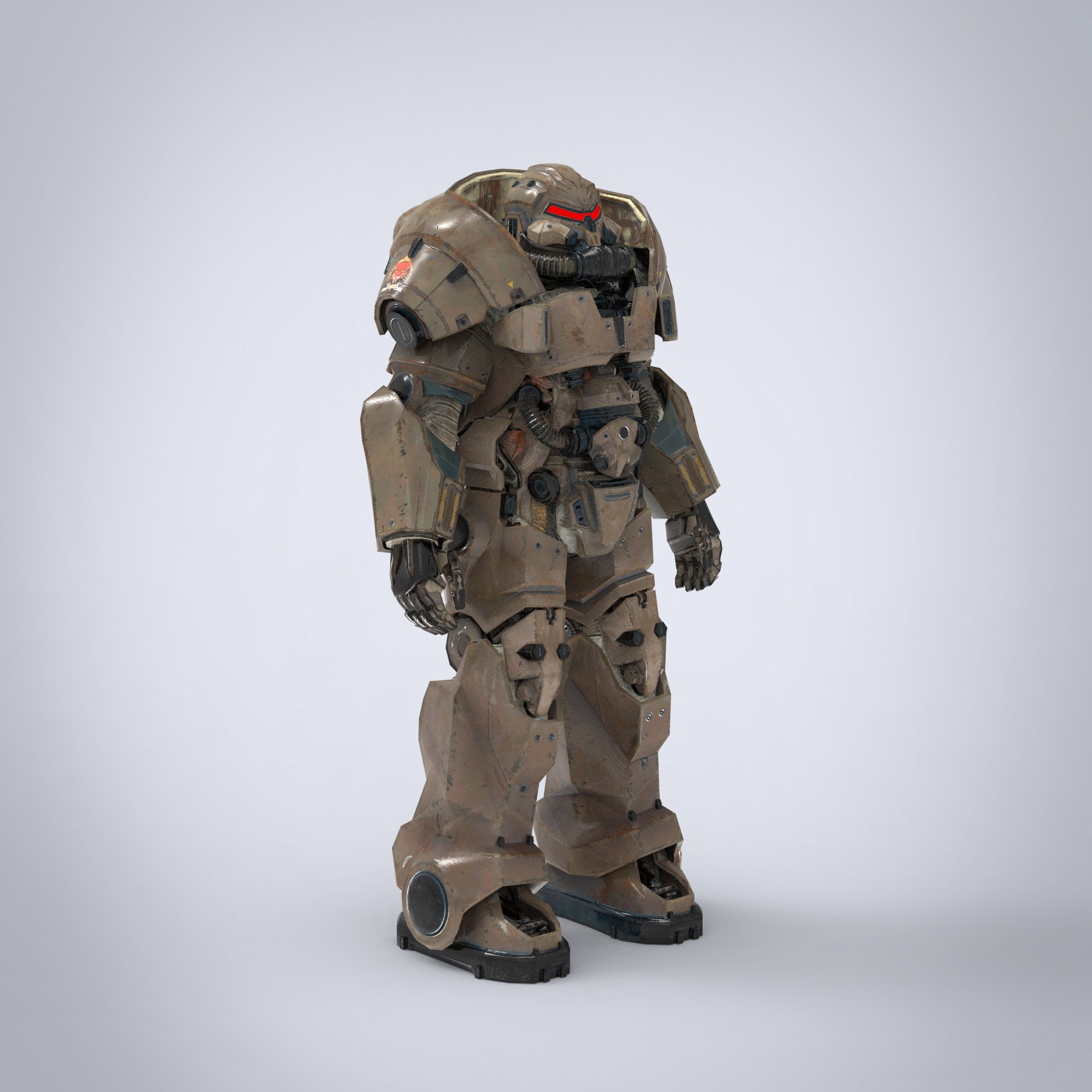 Hellcat Fall76 Full Wearable Power Armor With Helmet Template for EVA ...