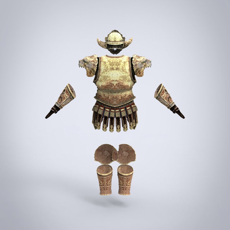 Radan Full Wearable Armor With Helmet Template for EVA Foam (PDO/PDF ...