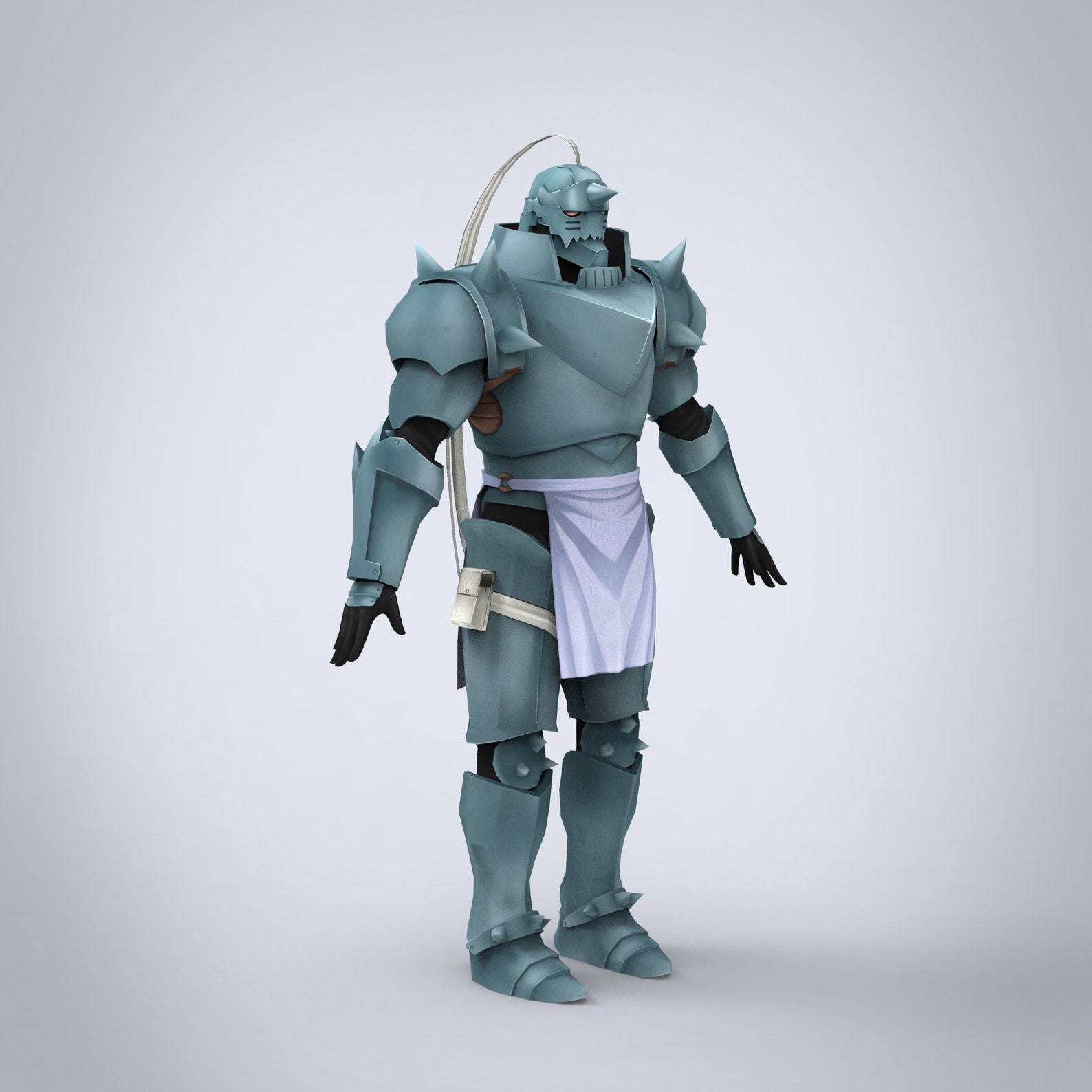 Alphonce Elric Fullmetal Full Wearable Armor With Helmet Template for ...