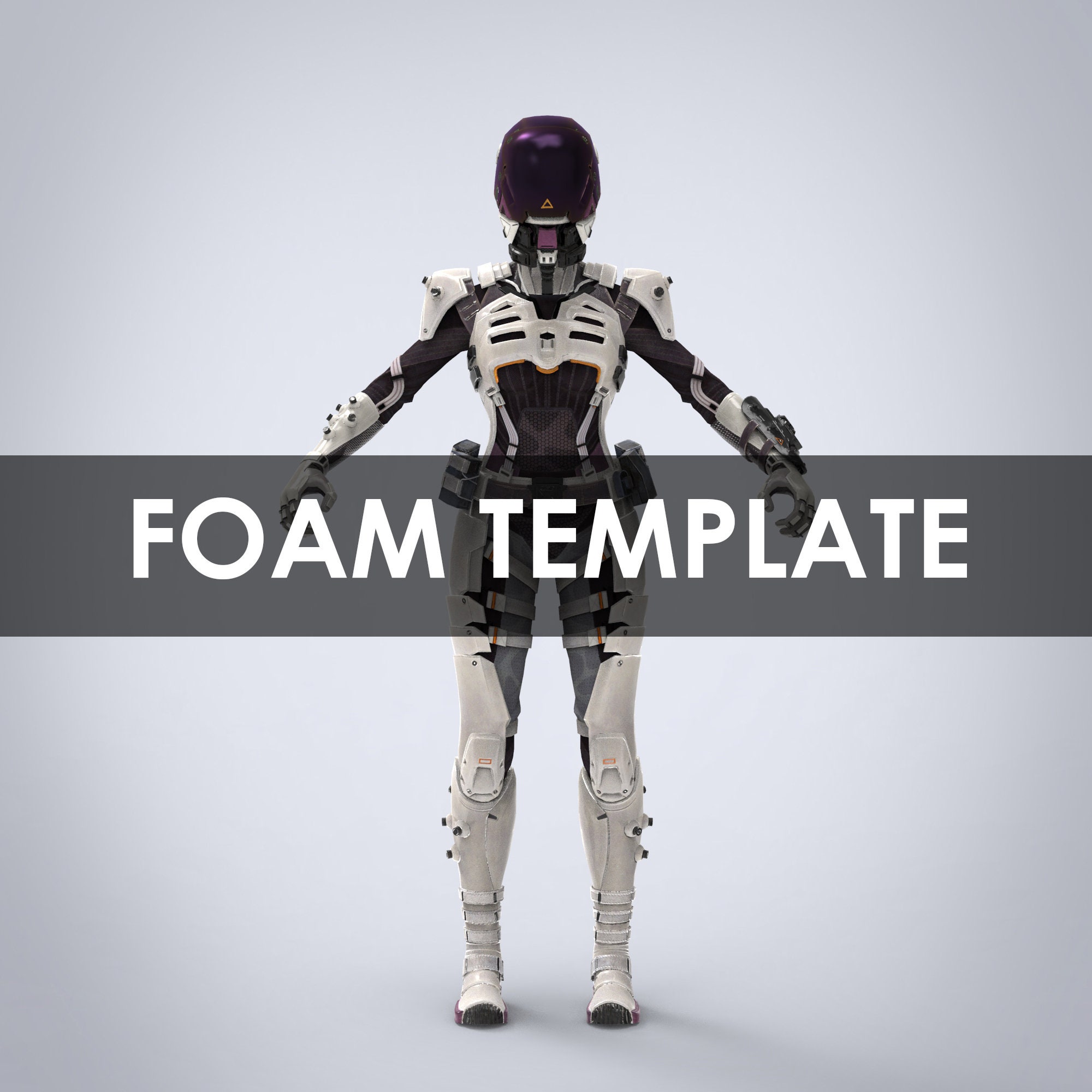 Wraith Voidwalker Full Wearable Armor With Helmet Template for EVA Foam ...