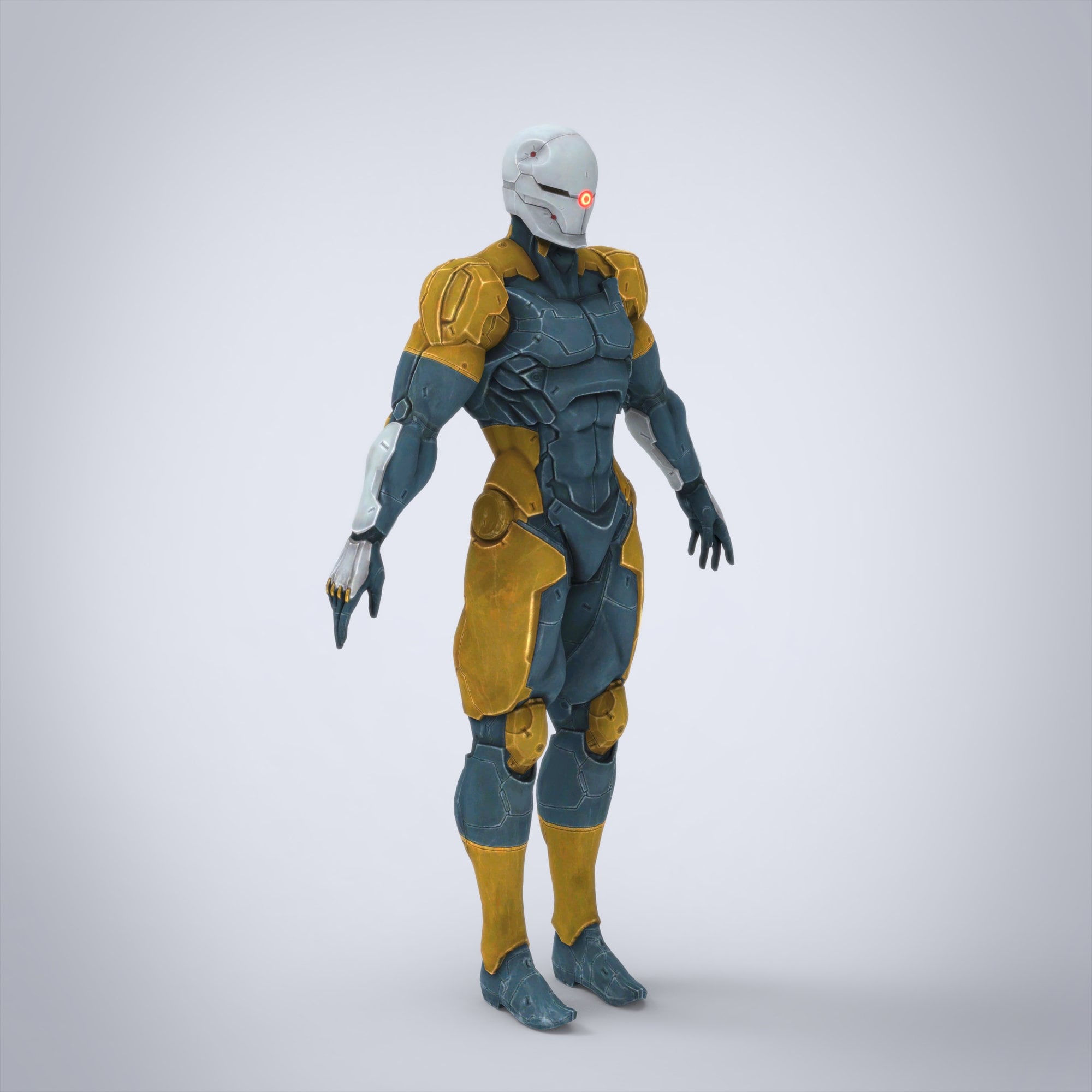 Grey Fox Metal Gear Full Wearable Armor With Helmet Template - Etsy