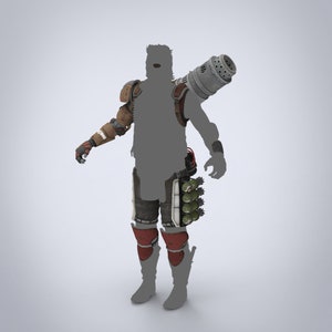 Fuse Classic Default Full Wearable Armor With Rocket Template for EVA ...