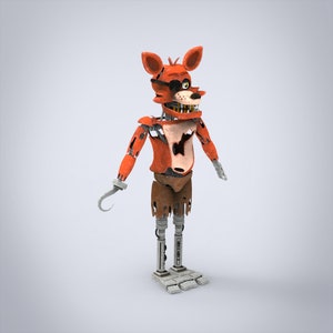 Foxy Furry Full Wearable Body Parts With Head Template for EVA Foam ...