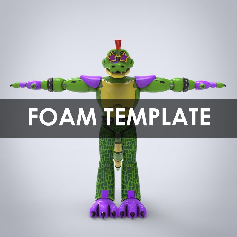 Gator Furry Full Wearable Body Parts With Head Template for - Etsy