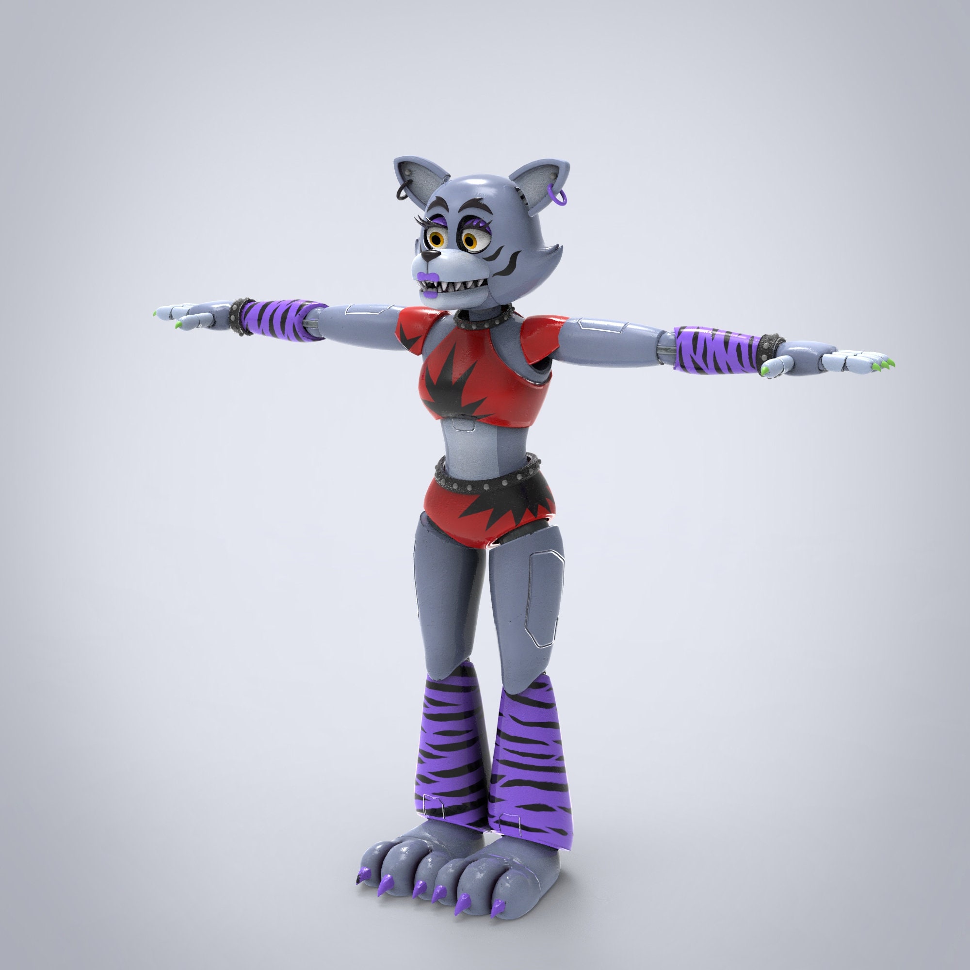 Roxy Furry Full Wearable Body Parts With Head Template for EVA Foam ...