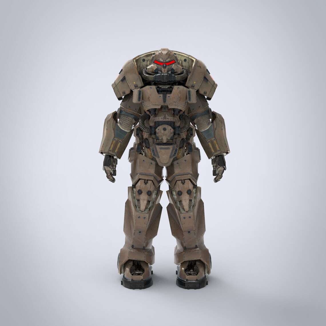 Hellcat Fall76 Full Wearable Power Armor With Helmet Template for EVA ...