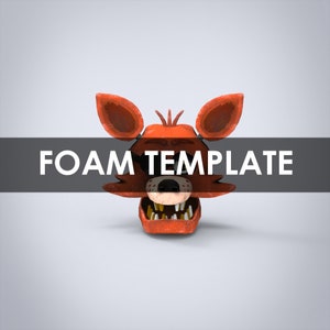 Foxy Furry Full Wearable Head Template for EVA Foam (PDO/PDF) - Etsy