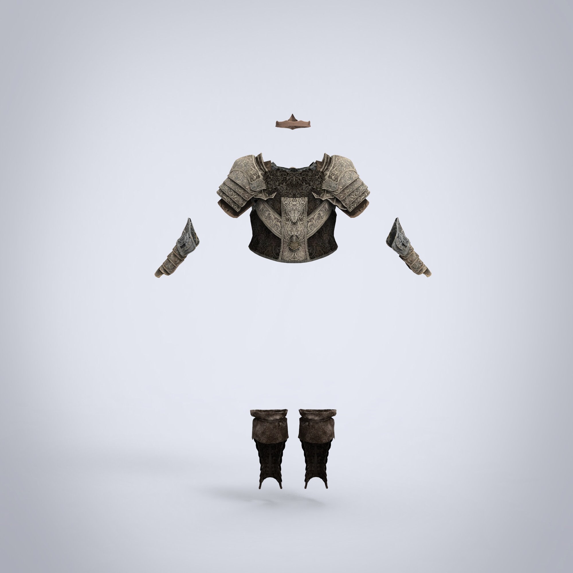 Eld Lord Full Wearable Armor With Tiara Template for EVA Foam - Etsy