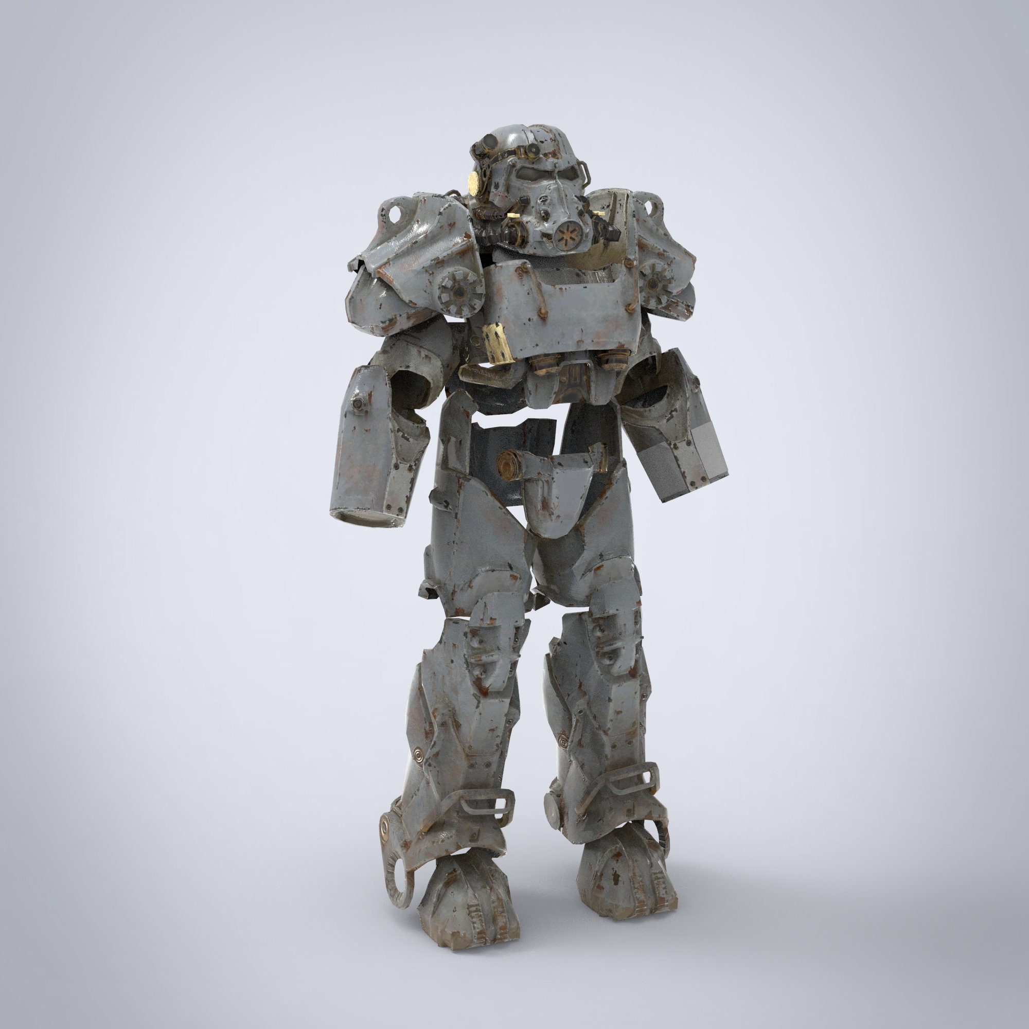 T-60 Full Wearable Power Armor With Helmet Template for EVA Foam (PDO ...