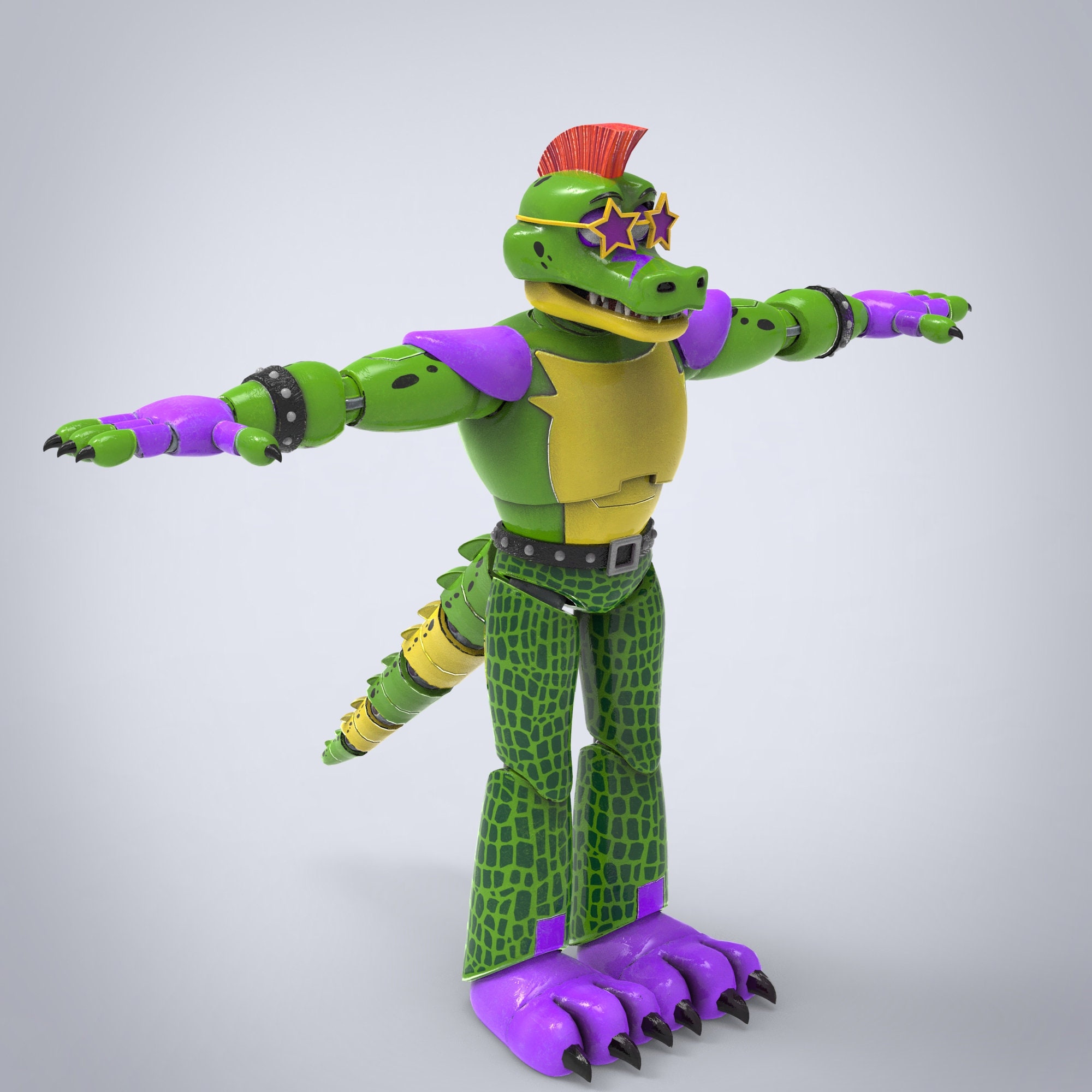 Gator Furry Full Wearable Body Parts With Head Template for - Etsy