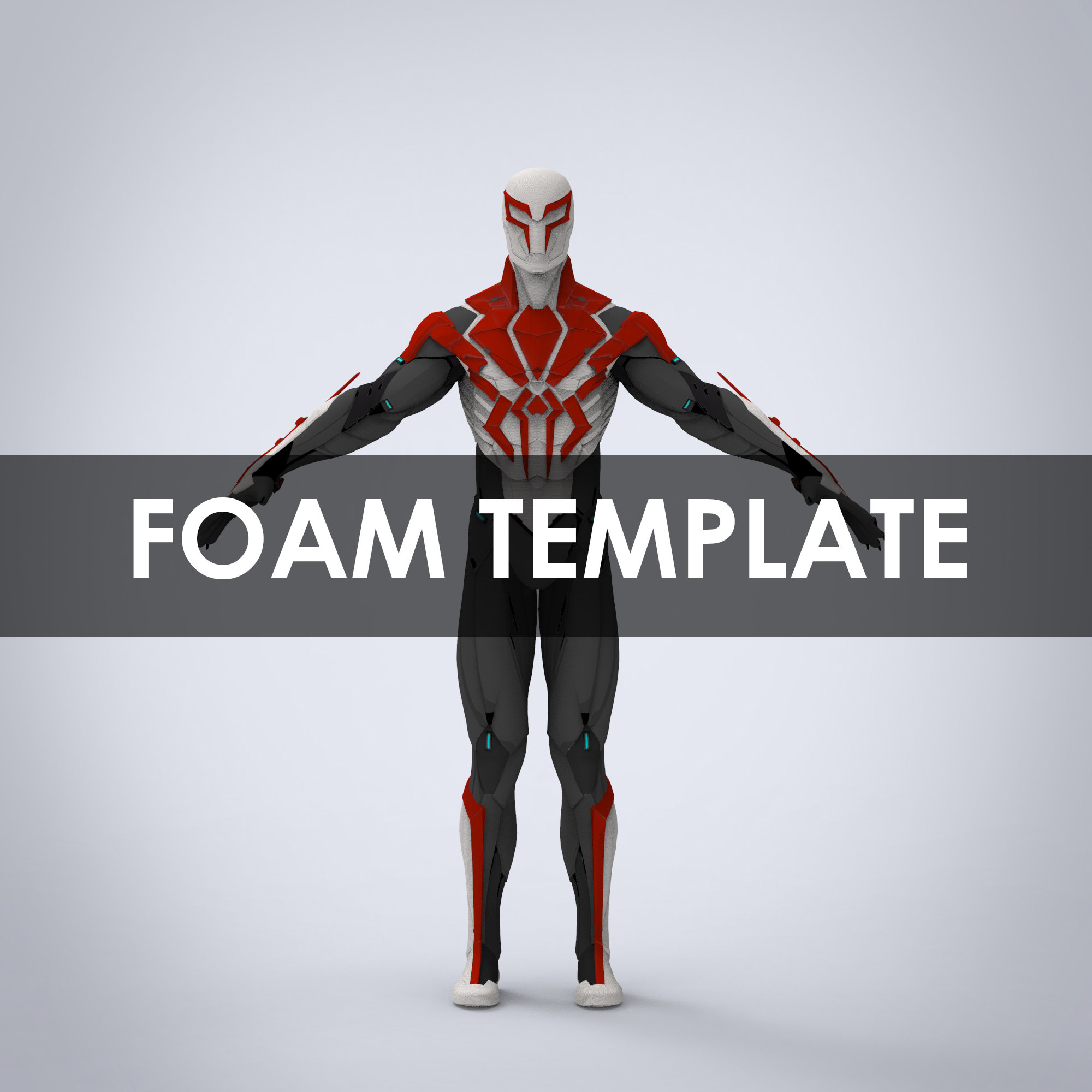 Iron Spider 2099 Full Wearable Armor With Helmet Template for - Etsy