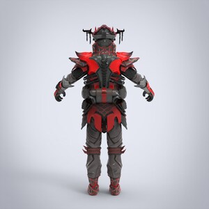 Bloodhound Intimidator Full Wearable Armor With Helmet Template for EVA ...