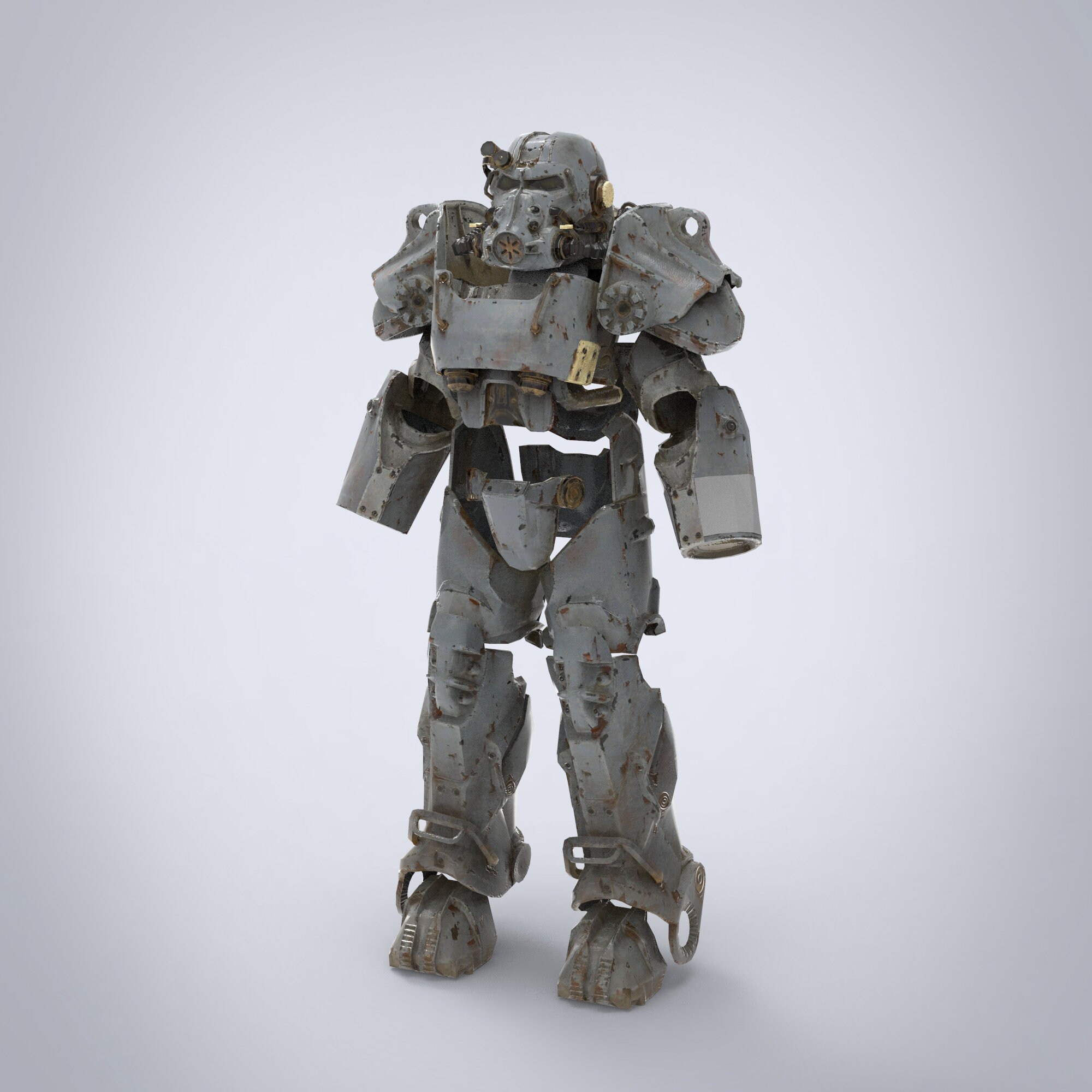 T-60 Full Wearable Power Armor With Helmet Template for EVA Foam (PDO ...