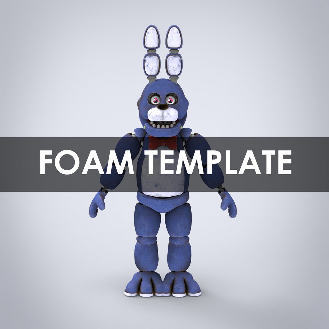 Bonnie Furry Full Wearable Body Parts With Head Template for EVA Foam ...