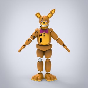 Spring Bonnie Withered Movie Version Full Wearable Body Parts With Head ...