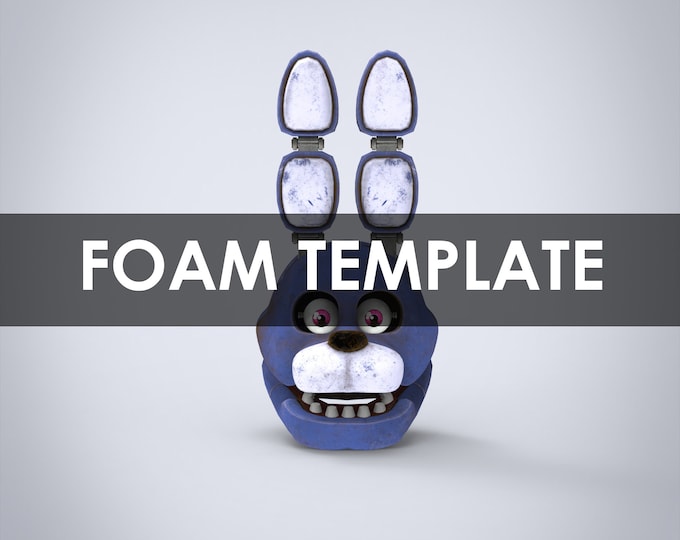 Toy Bonnie Cosplay Foam and Paper Pepakura Templates Foam Template ...