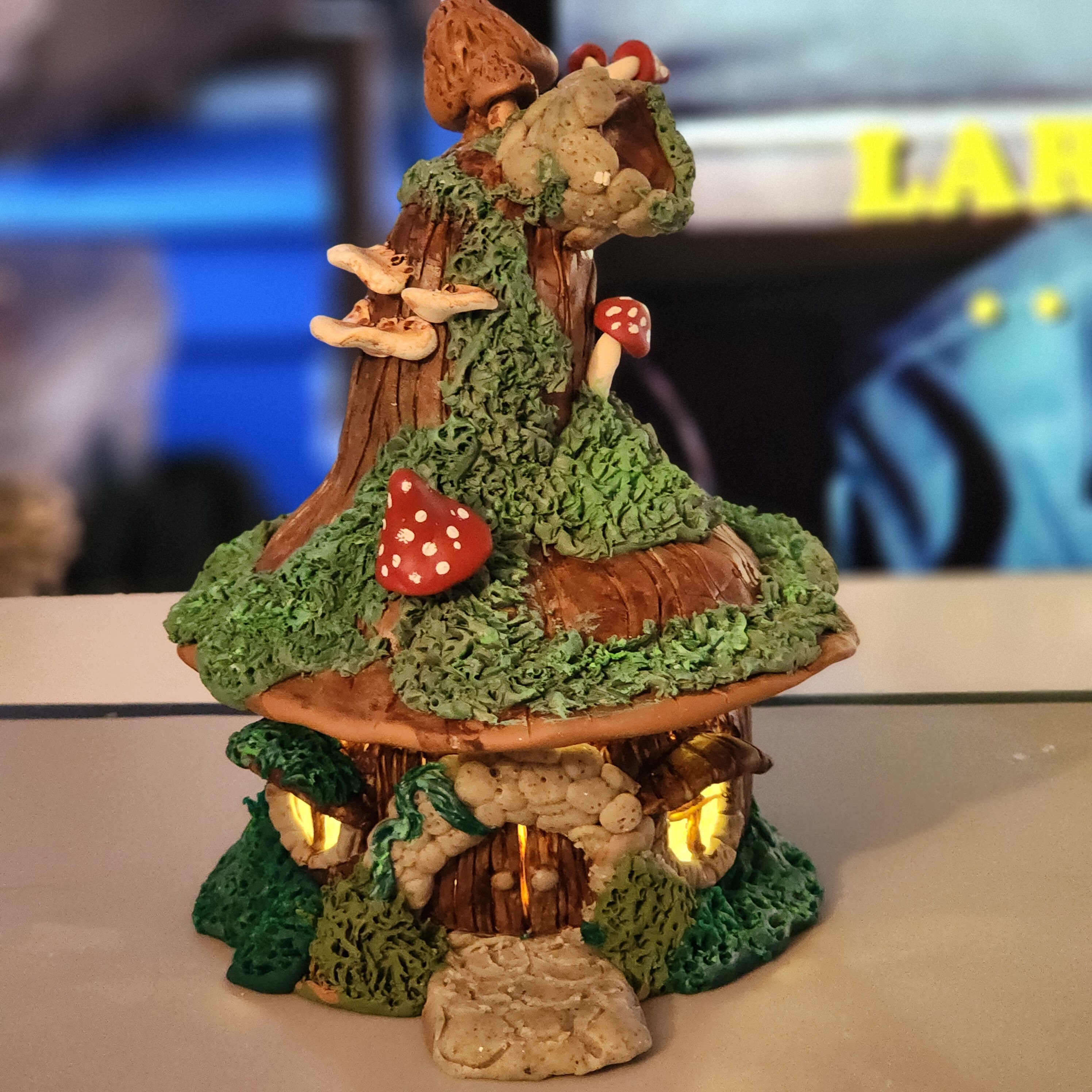 Fairy House, Fairy Home Made With Jar, Nightlight for Mom, Enchanted ...