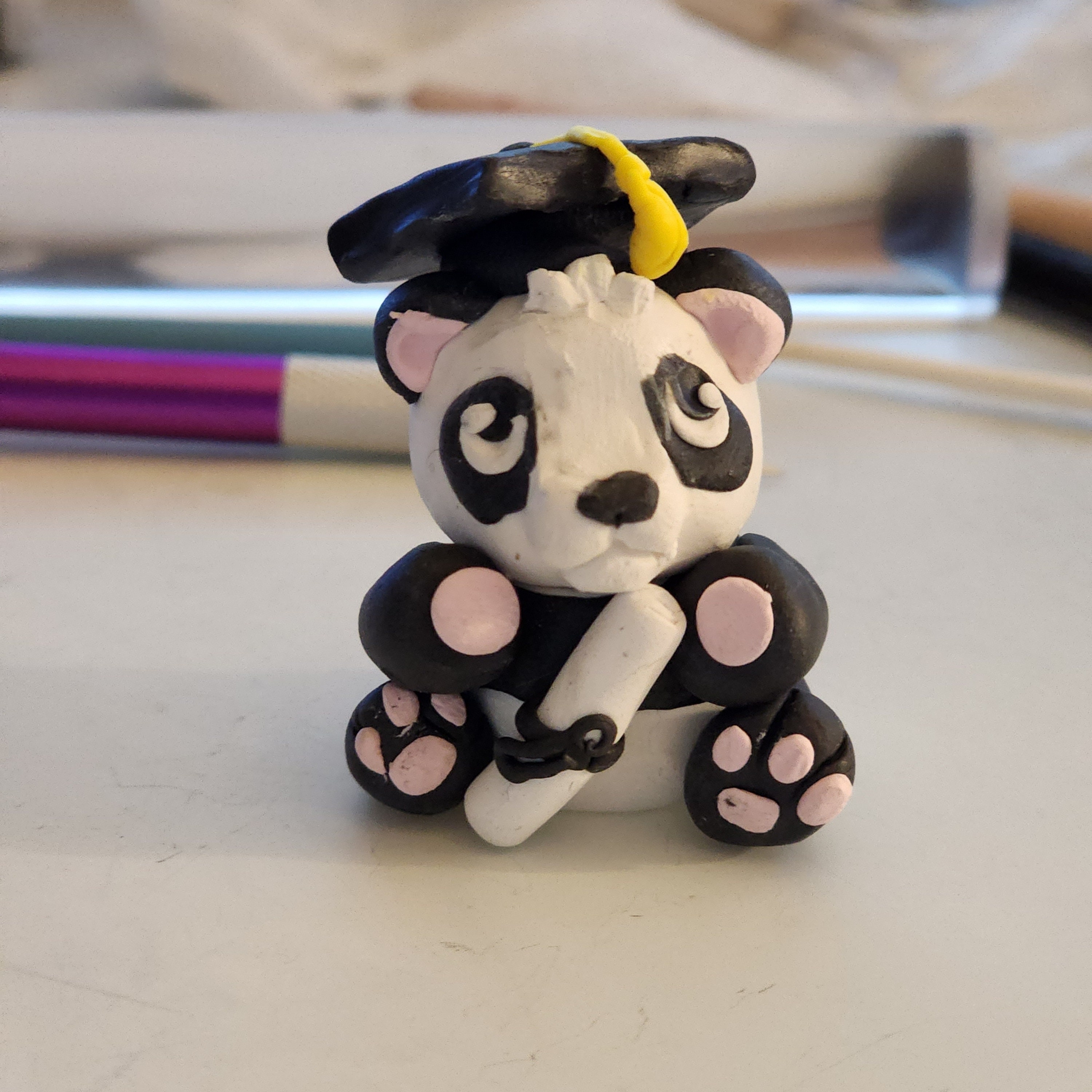 Graduation Panda Bear for Graduate, Graduation Gift for Sister, Panda ...