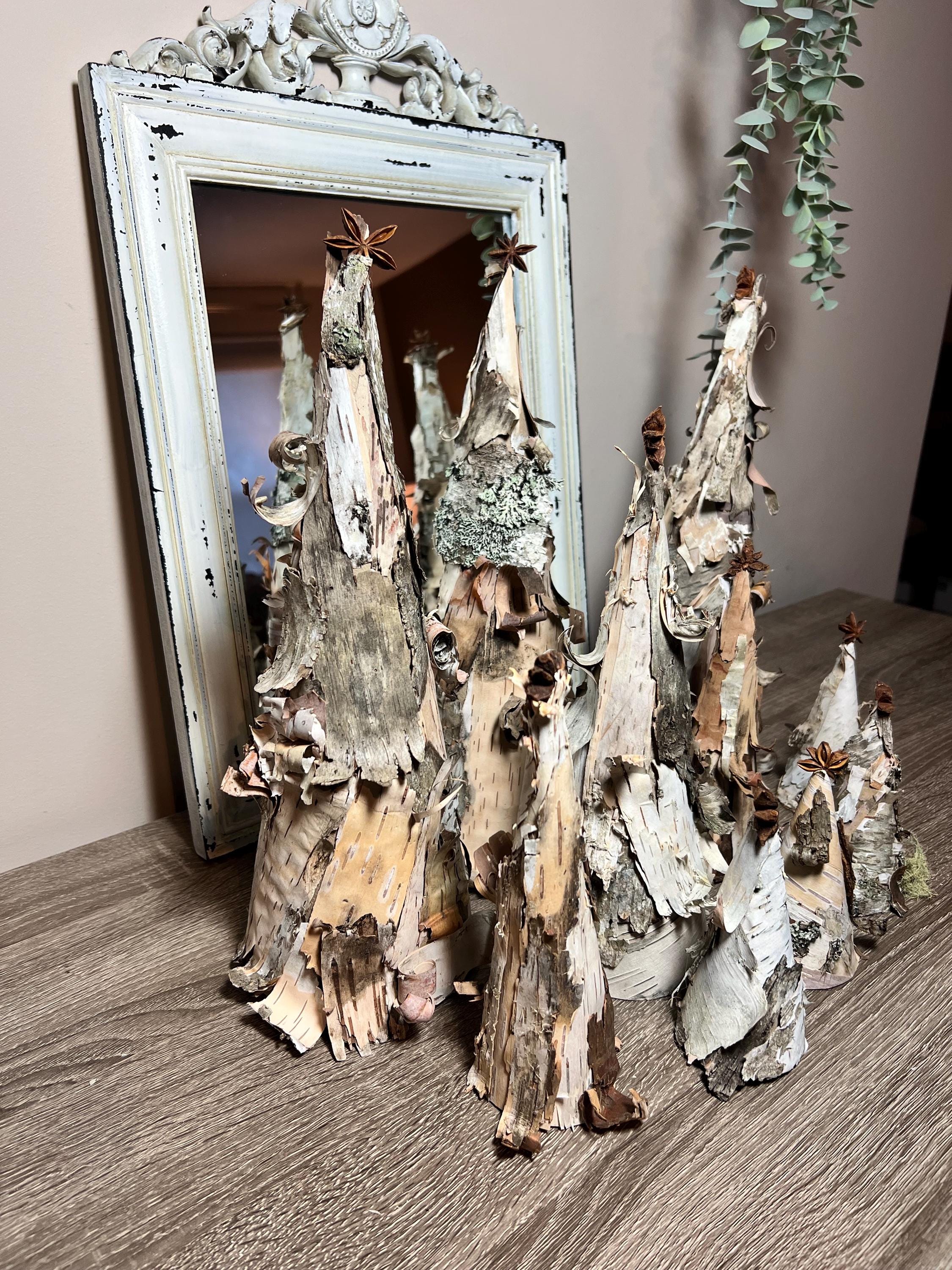Birch Bark Trees Medium-large Natural Decoration or Gift, Woodland ...