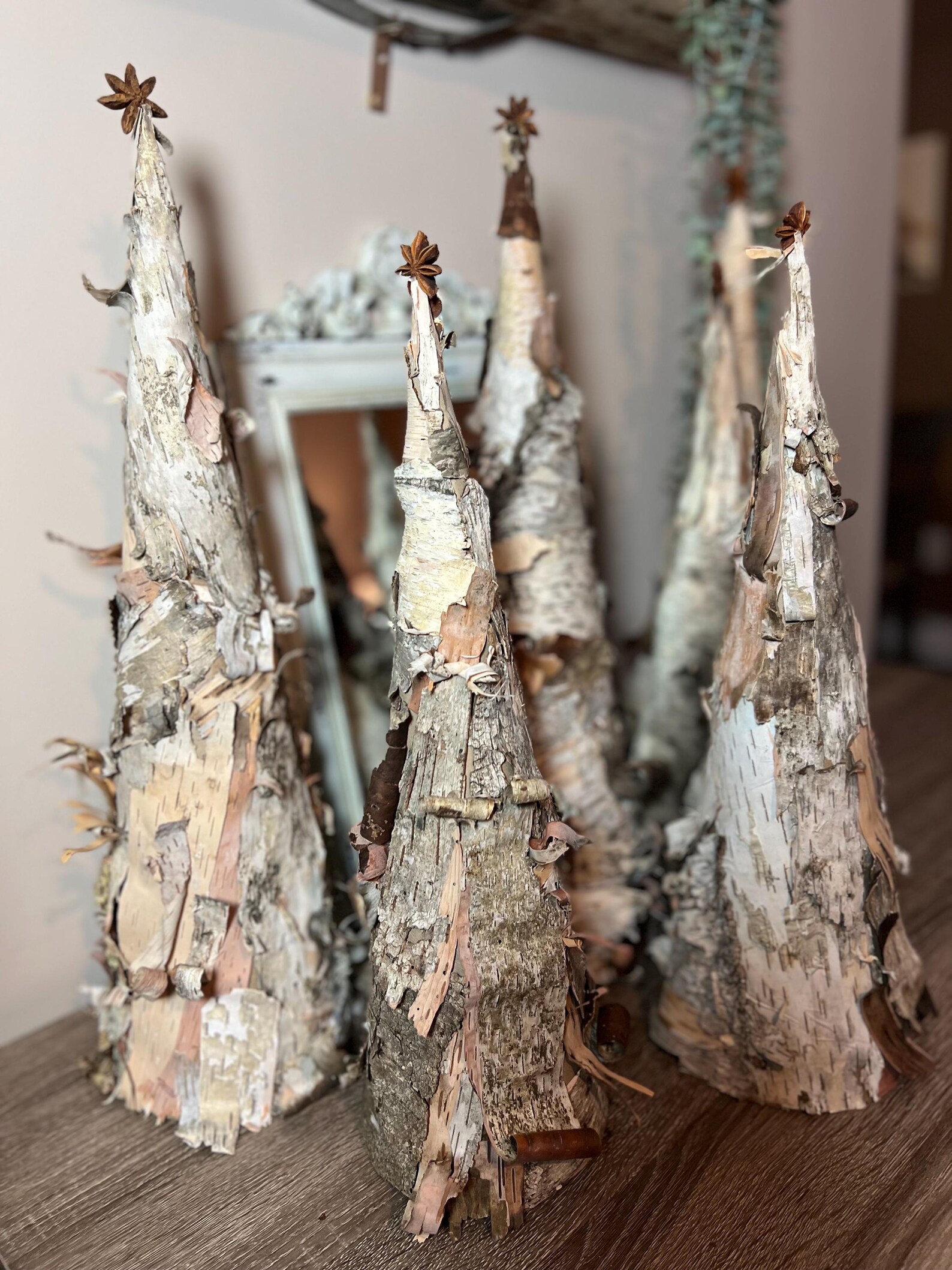 Birch Bark Trees Medium-large Natural Decoration or Gift, Woodland ...
