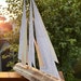 Driftwood Sailboat Art sea Dancer Nautical Decor Natural Display for ...