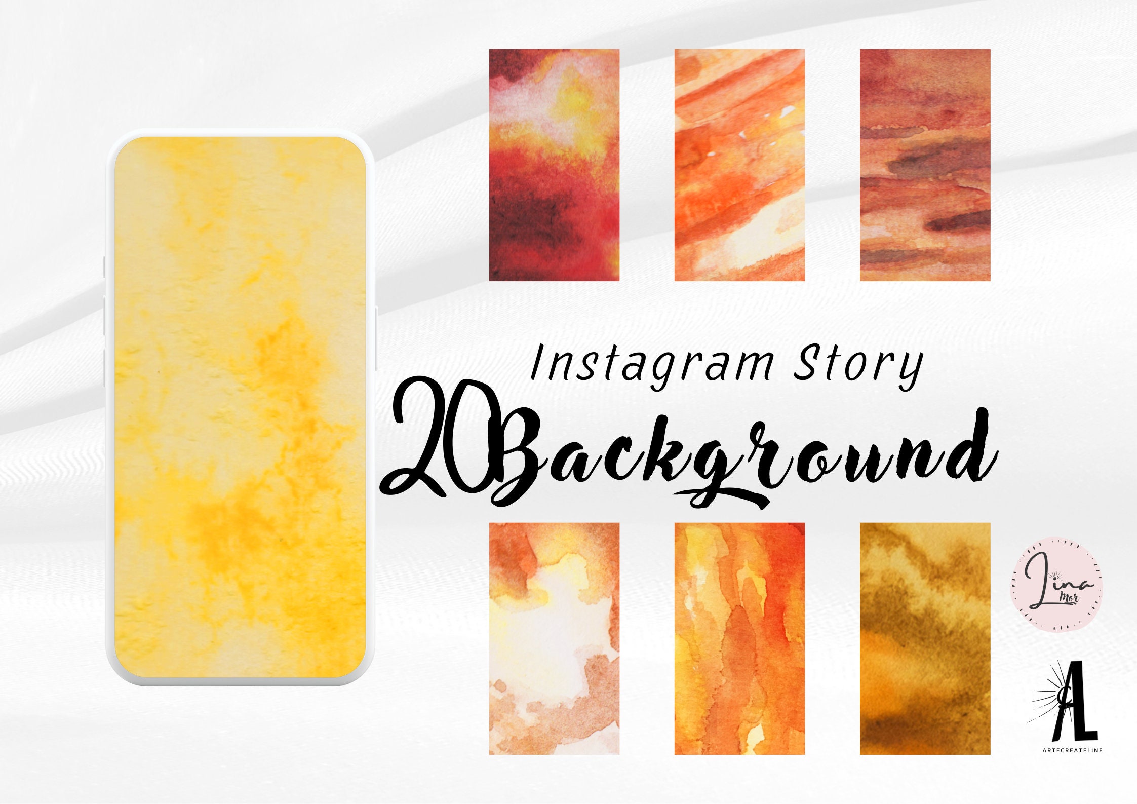 20 Watercolor Instagram Story Background Minimal Wallpaper Story ...