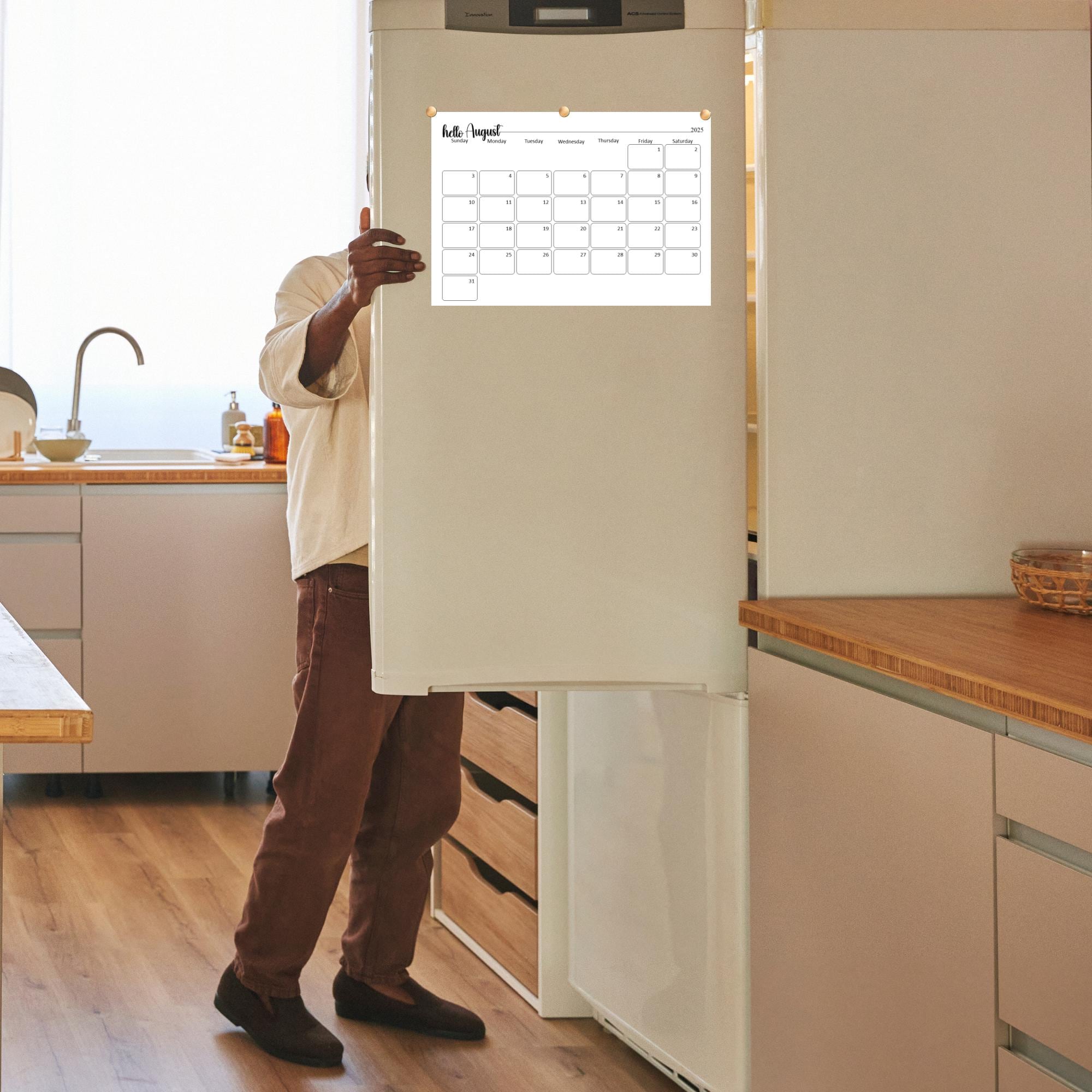 EDITABLE August 2025 Calendar, Printable Fillable Calendar 2025 ...